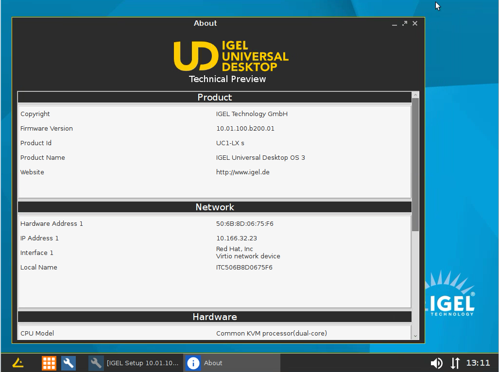 IGEL Linux 10 Sneak Preview – dready's Blog